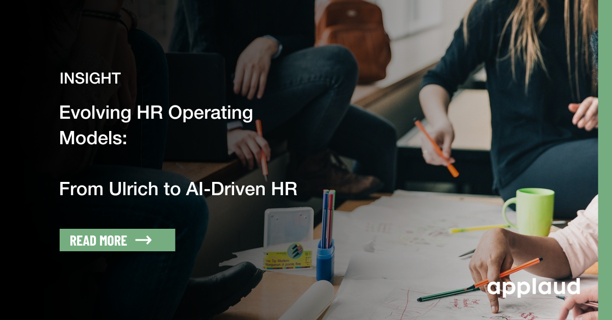 Evolving HR Operating Models: From Ulrich to AI-Driven HR